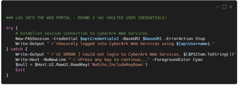 Pam Automation Securing Human Interactive Pam Administrator Powershell
