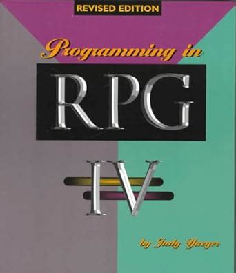 Programming In Rpg Iv YAEGER Amazon Com Books
