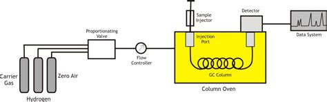 Schematic Diagram Of Gas Chromatography Instrument