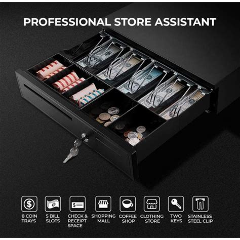 พร้อมส่ง ลิ้นชักเก็บเงิน Cash Drawer Pos ลิ้นชักทอนเงิน Shopee Thailand