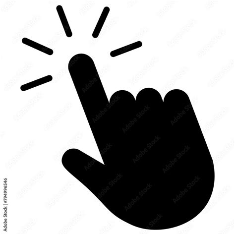 Cursor Icon Clickable Cursor Icon Pointer Mouse Cursor Clicking Hand