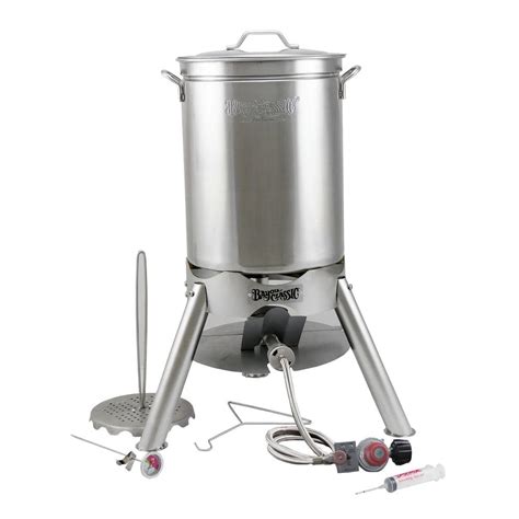 Bayou Classic 44 Qt Stainless Steel Turkey Fryer Kit 200 440 The