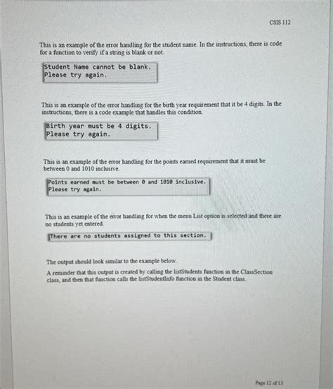 Solved Csts 112 OVERVIEW The Objective Of This Assignment Is Chegg