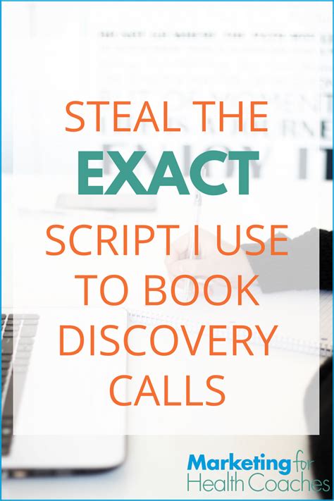 The Exact Script I Use To Book Discovery Calls Marketing For Health Coaches