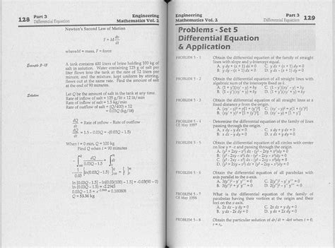 Differential Equation And Application Problem Set Civil Engineering Studocu