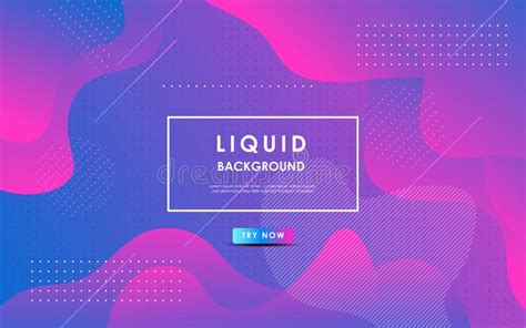 Minimal Abstract Colorful Purple Pink Liquid Color Gradient Fluid Shape Geometric With Dots