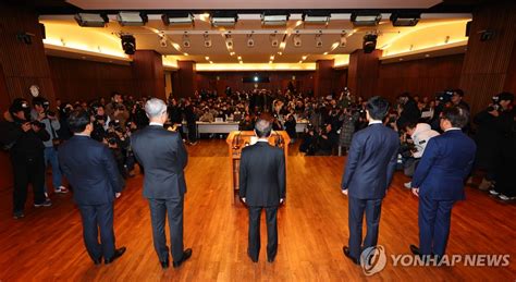 태영건설 워크아웃 추가 자구안 발표 기자회견 연합뉴스