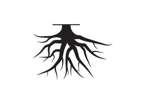 Root Icon Design Vector 25668003 Vector Art At Vecteezy