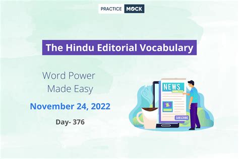 The Hindu Editorial Vocabulary Nov 24 2022 Day 376 Practicemock