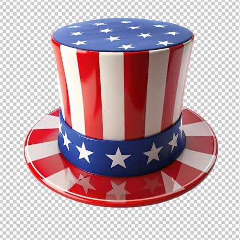 Happy Fourth Of July Hat Premium Ai Generated Psd