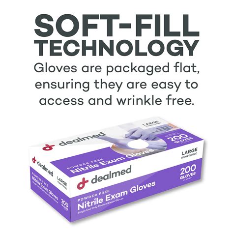 Mua Dealmed Medical Exam Nitrile Gloves 200 Count Disposable Non