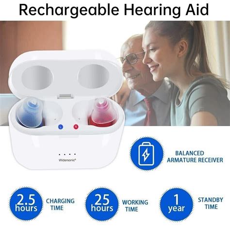 Seniors Adults Noise Nano Rechargeable Hearing Aids
