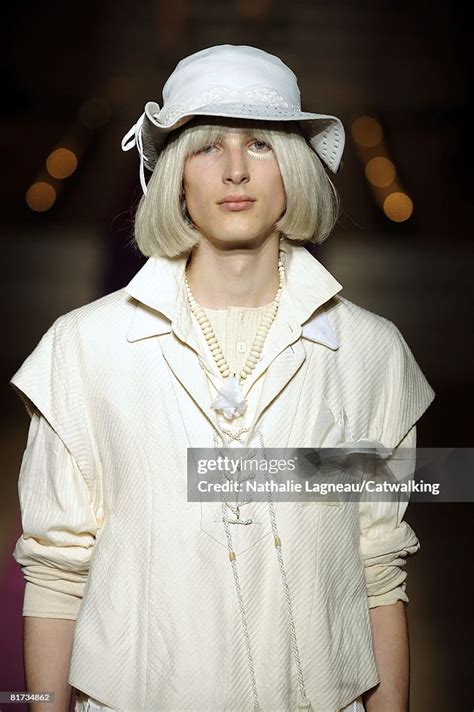 A Model Walks The Runway Wearing The Number Nine Menswear Spring