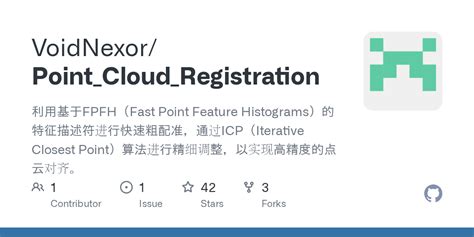 Github Voidnexorpointcloudregistration 利用基于fpfh（fast Point Feature Histograms
