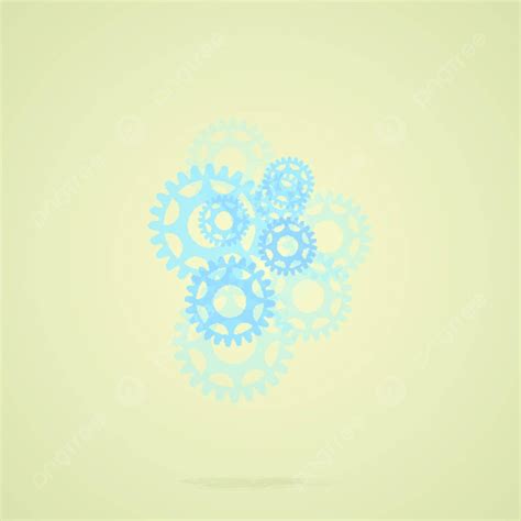 Abstract Gears Vector Engineering Connection Vector Vector