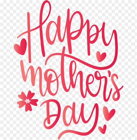 Free Download Hd Png Mothers Day Text Font Pink For Mothers Day