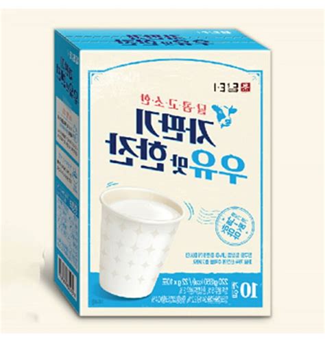 우유맛한잔 자판기 우유 옛날 추억의 맛 분말 10스틱 티몬