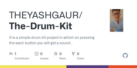 GitHub THEYASHGAUR The Drum Kit It Is A Simple Drum Kit Project In Which On Pressing The Each