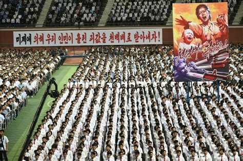 朝鮮戦争勃発から74年 北朝鮮で反米集会 写真11枚 国際ニュース：afpbb News