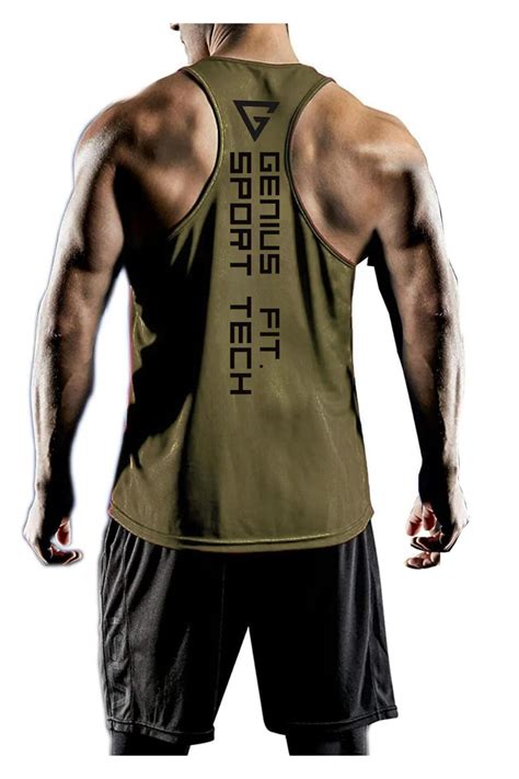 GENIUS STORE Erkek Dry Fit Y back Gym Fitness Sporcu Atleti Genıus fıt Fiyatı Yorumları Trendyol