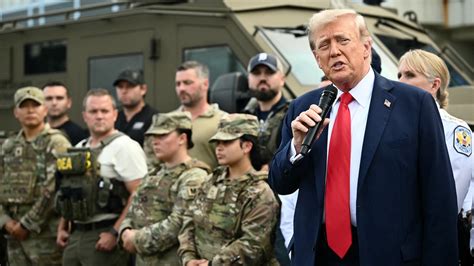 Trump Joins Police Military In Dc As He Pushes Deployments In More