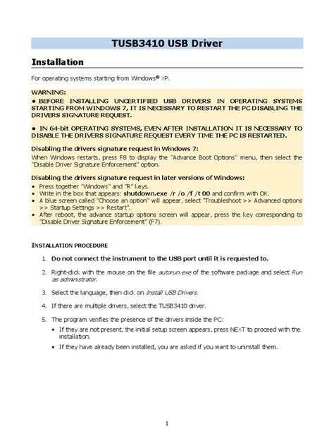 Tusb3410 Eng Pdf Microsoft Windows Booting
