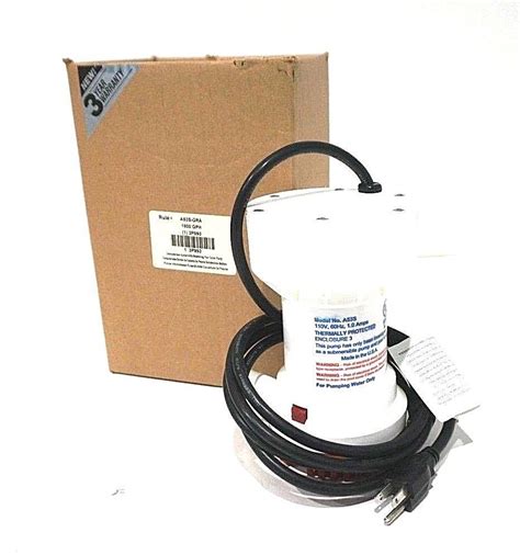 New Rule A53s Gra Sump Pump 1800gph A53sgra Sb Industrial Supply Inc