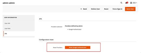 Manage Two Factor Authentication Adobe Commerce