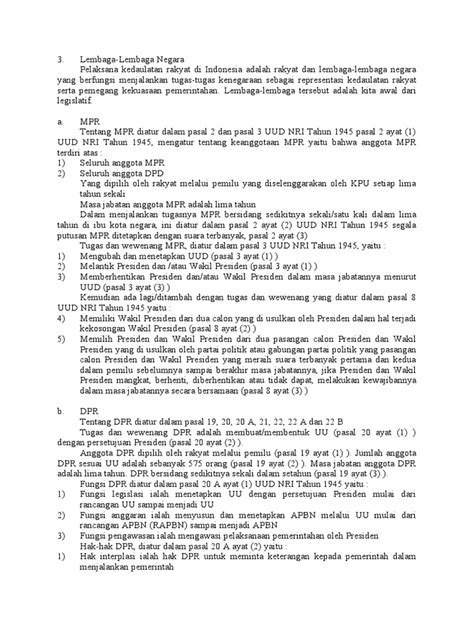 Lembaga Lembaga Negara Di Indonesia Pdf