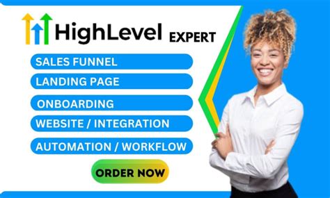 Design Go High Level Website Setup Funnel Automation Pipeline
