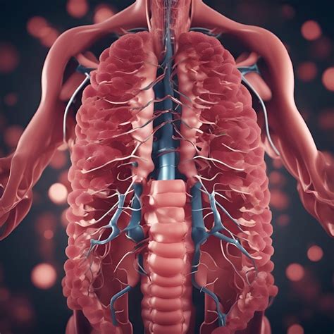 Anatomia do sistema digestivo humano para conceito médico Ilustração 3D