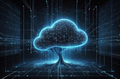 Premium Photo Blue Hues Of Connectivity Exploring Dynamic Networks For Ai Algorithms And