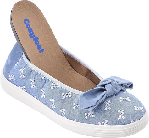 Buy Cosyfeet Katie Extra Roomy 6e Width Womens Fabric Shoes Online