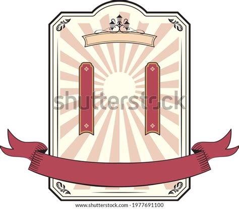 Traditional Classic Antique Frameset Material Stock Vector Royalty