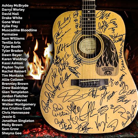 The Fireside Sessions Signed Guitar Giveaway
