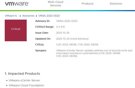 Patches Für Sicherheitslücken In Vmware