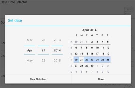 Date Time Selector Fastfield Mobile Forms Help Center