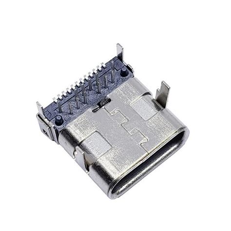 Type C母座双外壳前插后贴