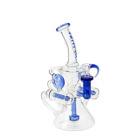 Gili Glass Smoke Conduit 10 Inline Recycler Bong Smoking Outlet