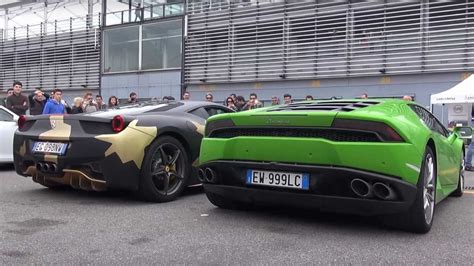 Lamborghini Huracan Vs Ferrari 458