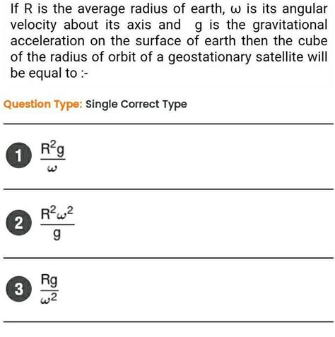 [answered] if r is the average radius of earth w is its angular kunduz