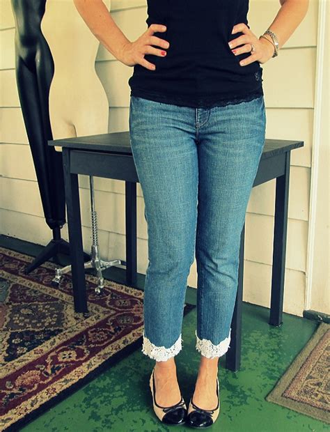 Wobisobi Lace Jean Cuff Diy