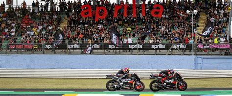 Bitter Race For Aprilia Racing In Misano Aprilia Sg