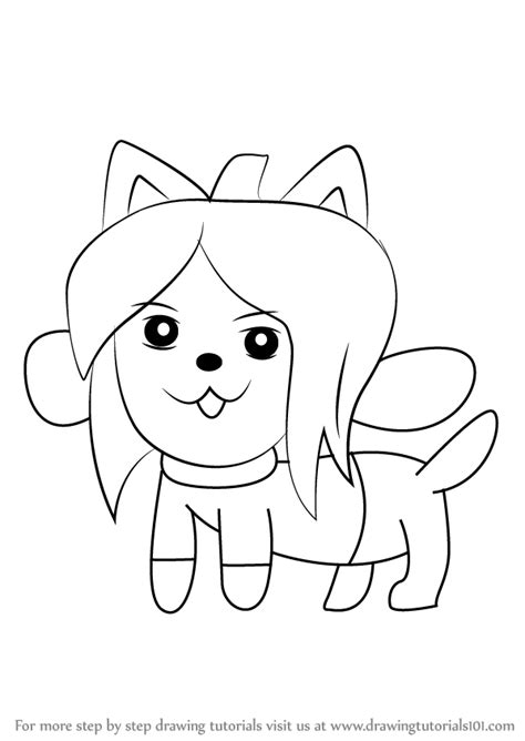 How To Draw Temmie From Undertale Undertale Step By Step DrawingTutorials101 Com