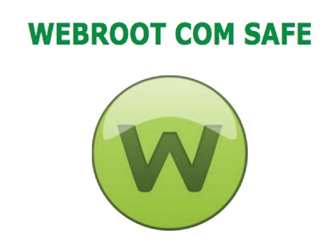 PPT Webroot Safe PowerPoint Presentation Free Download ID