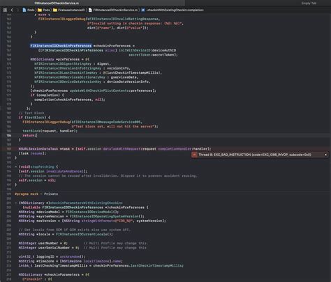 Crash In Firinstanceidcheckinservicem On Ios 13 When App Is A New