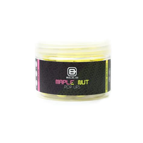 Maple Nut Pop Ups Yellow Fluoro Boilie Co