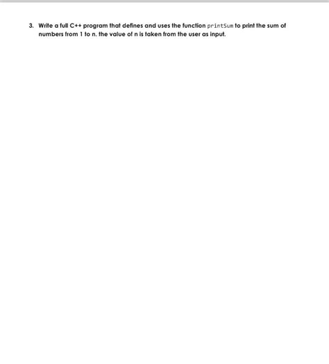 solved 3 write a full c program that defines and uses the