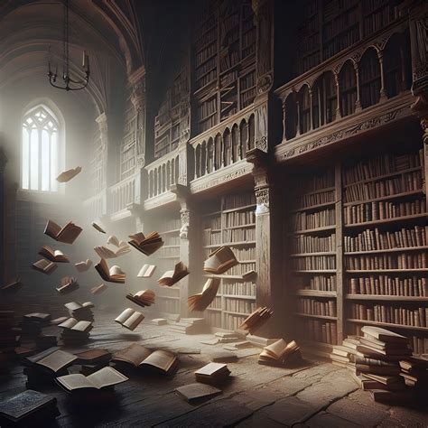 Download Ai Generated Books Library Royalty Free Stock Illustration