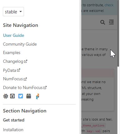 Header Buttons Disappear On Mobile Issue Executablebooks